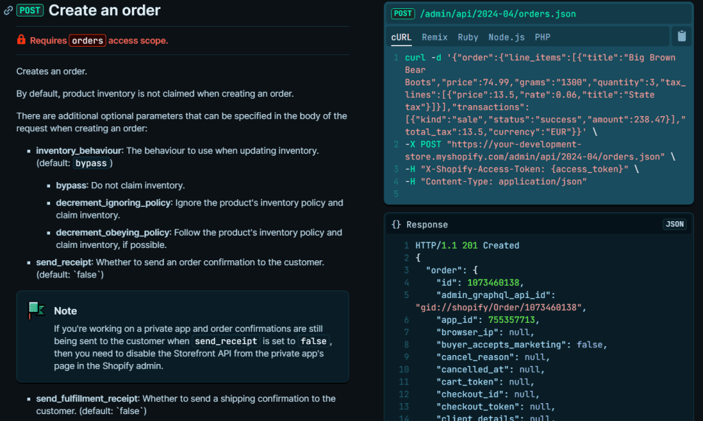 Shopify Order API (2025) - A Complete Guide
